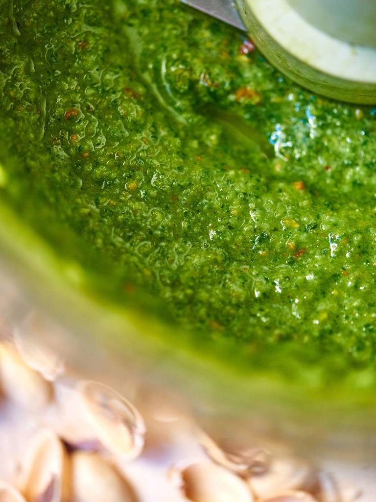 Roasted Pistachio Pesto - Vegetarian & Gluten Free Dinner