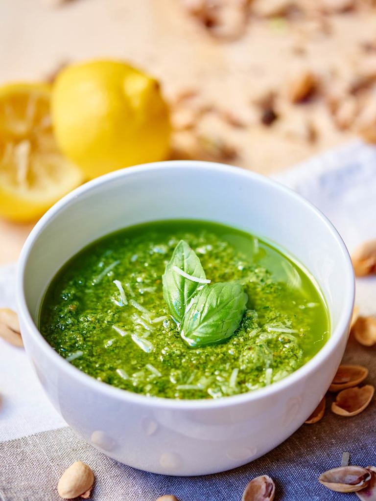 Roasted Pistachio Pesto - Vegetarian & Gluten Free Dinner