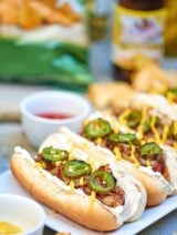 Seattle Hot Dog Recipe - w/ Bacon Cream Cheese & Chips
