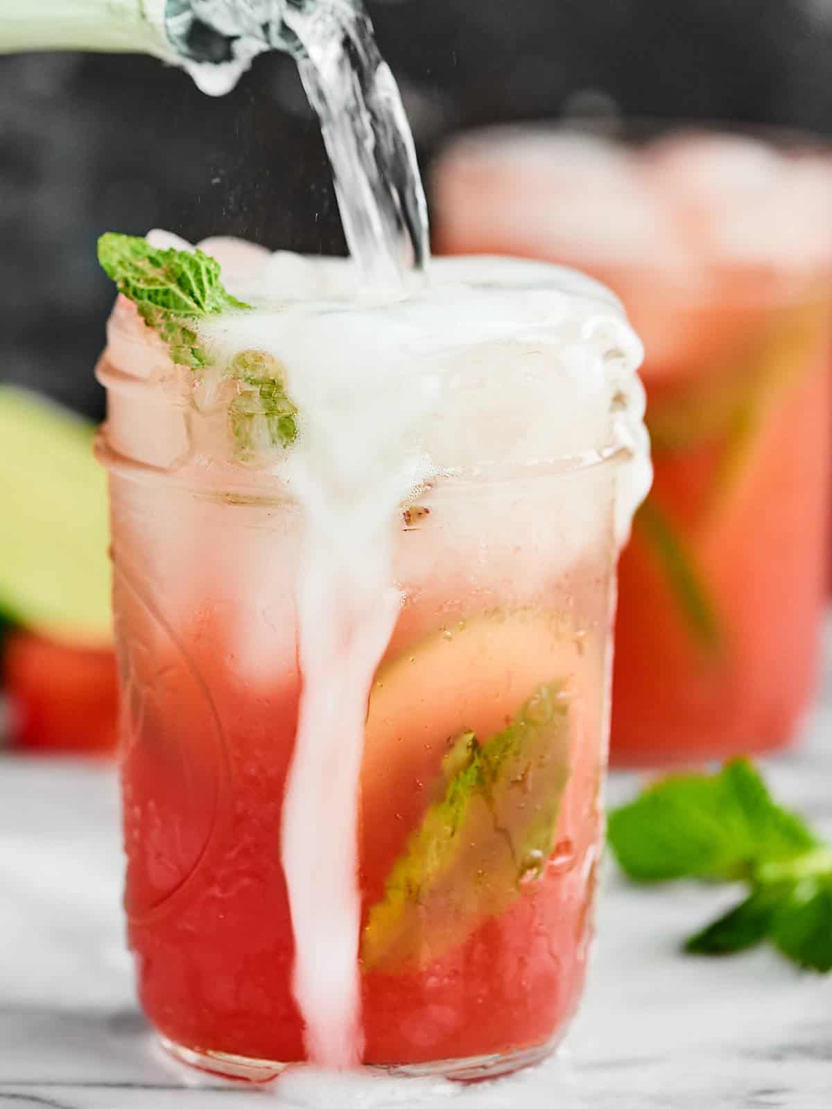 Sparkling Watermelon Mojito Recipe - w/ Bubbly Pinot Grigio