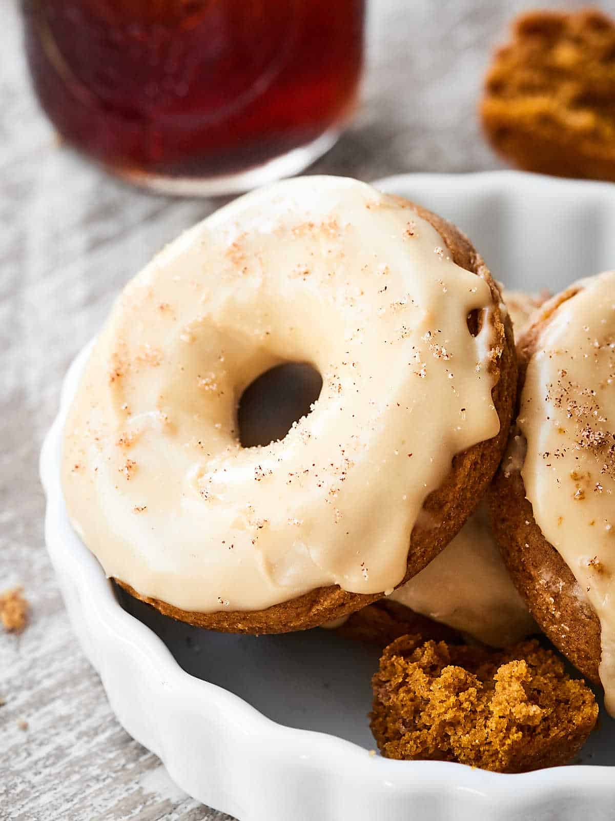 Easy Baked Pumpkin Donuts Recipe - Uses Cake Mix!