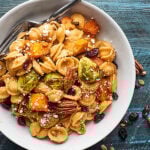 Beet Pasta Recipe - w/ Lemon, Goat Cheese, & Arugula