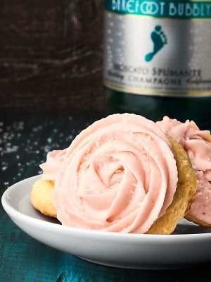 Champagne Sugar Cookies Recipe - w/ Champagne Buttercream