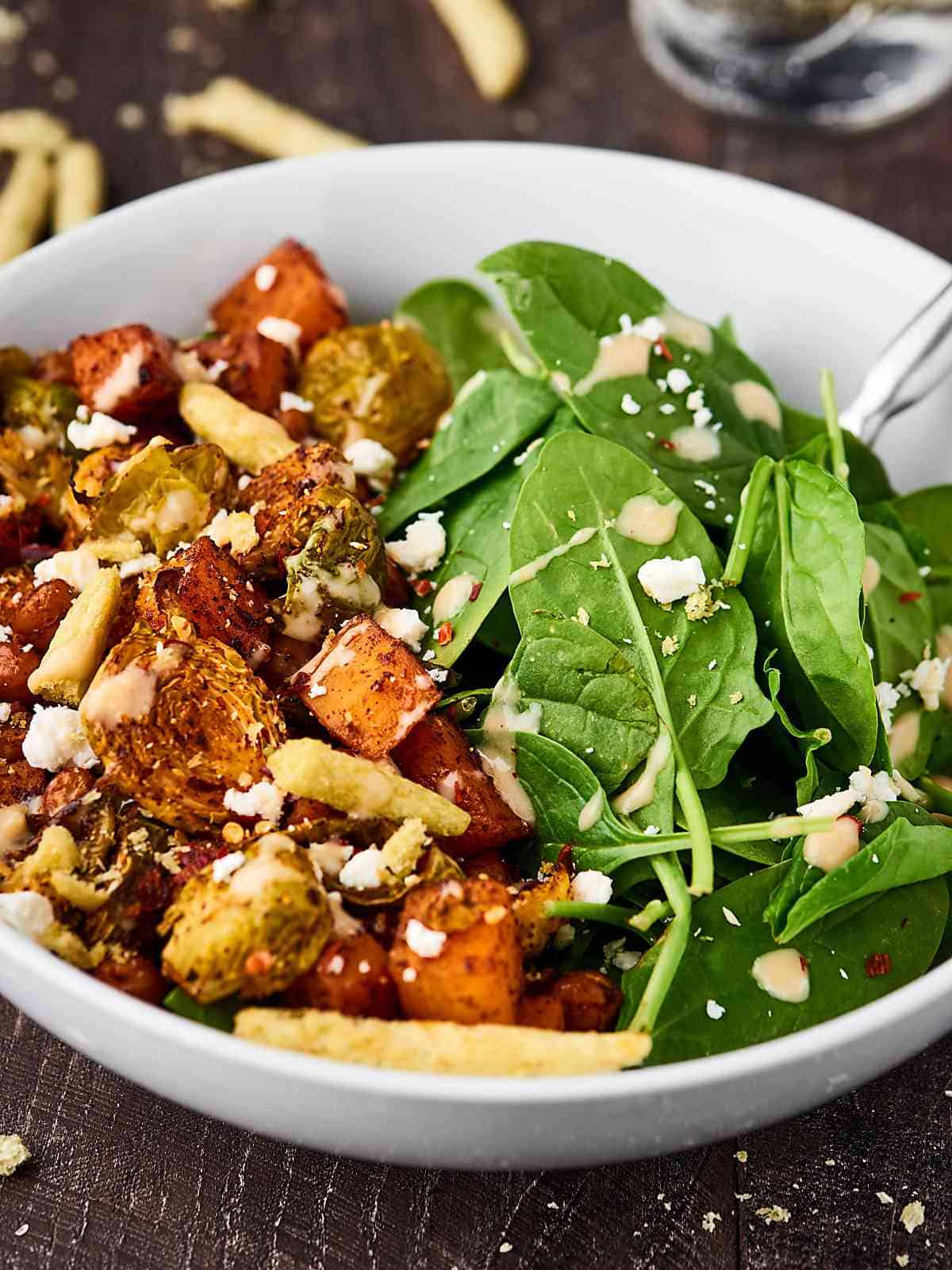 Winter Vegetable Buddha Bowl - Healthy, Gluten Free, Vegetarian