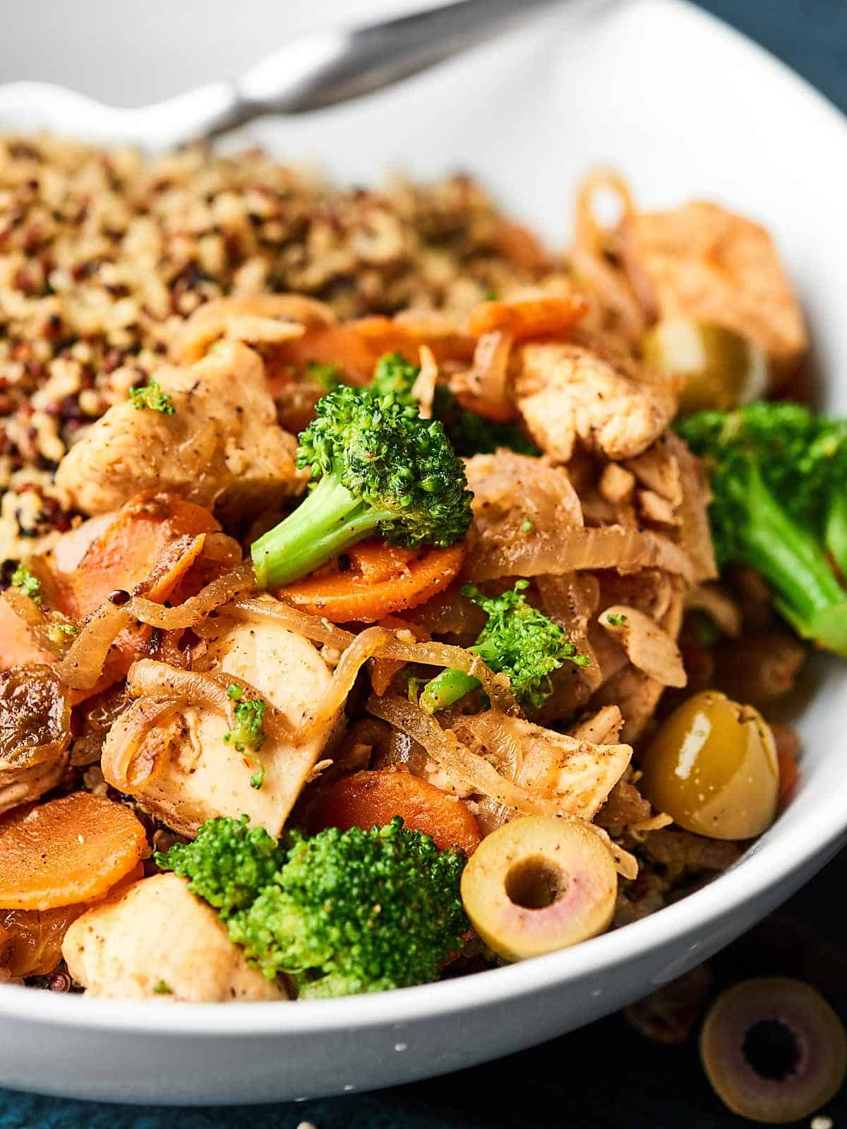 Easy Moroccan Chicken Recipe - Healthy Dinner for Two