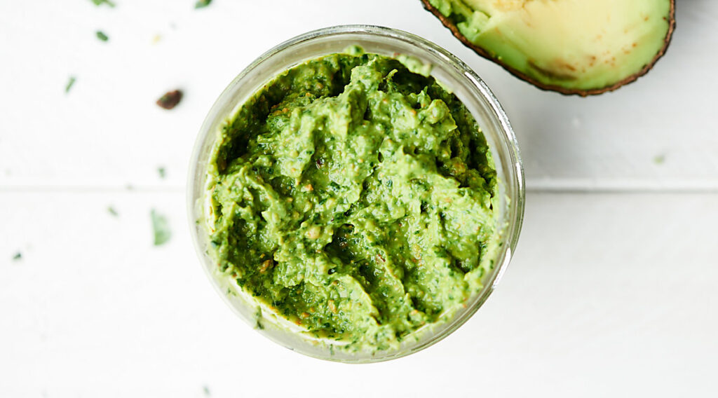 Avocado Pesto Recipe - Vegan, Gluten Free, and Oil Free!