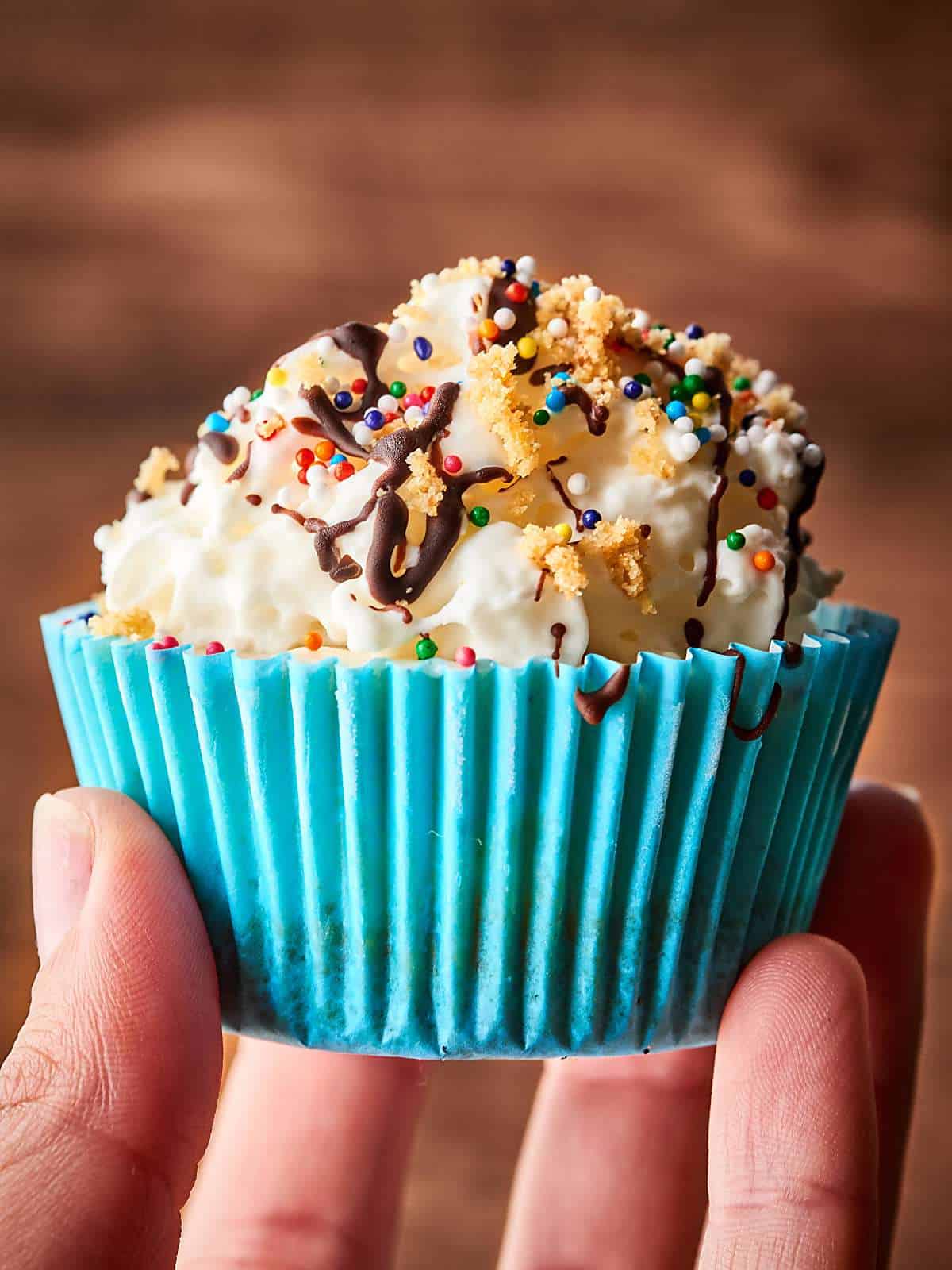 Skinny Ice Cream Cupcakes Recipe - Graham Crust, Low Cal Ice Cream