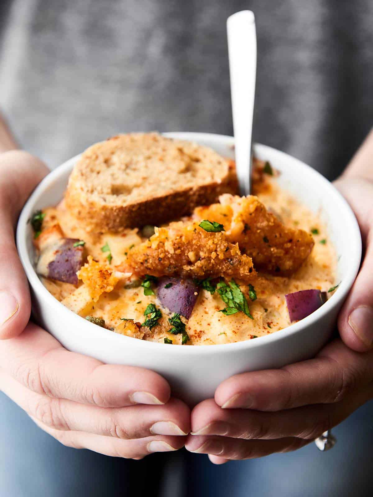 Chipotle Salmon Chowder Recipe - Quick and Easy Soup