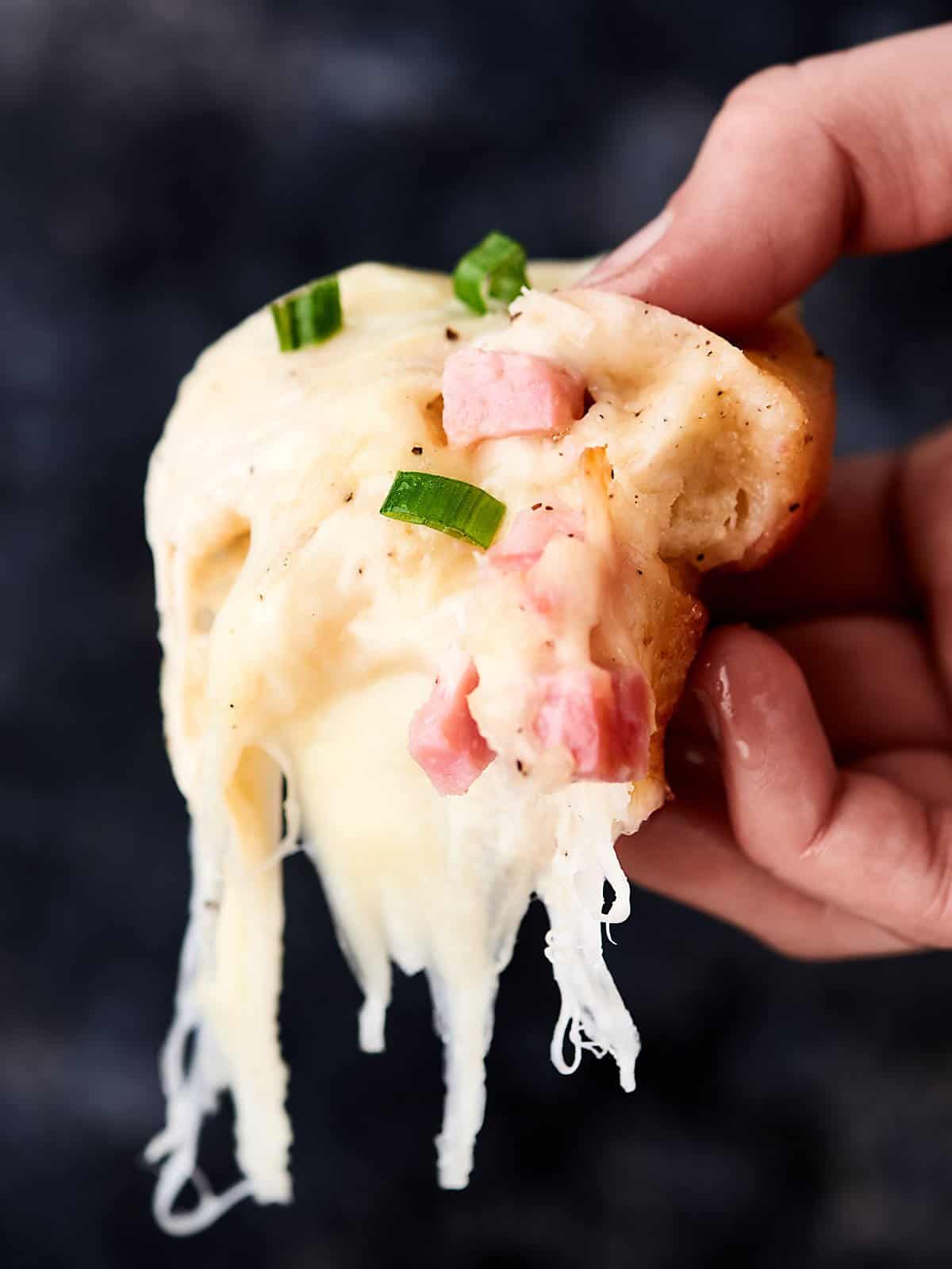 Ham and Cheese Monkey Bread - Easy Party Appetizer