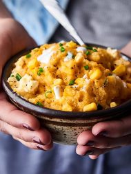 Slow Cooker Corn Pudding Recipe - 10-Minute Prep - Easy Holiday Side!