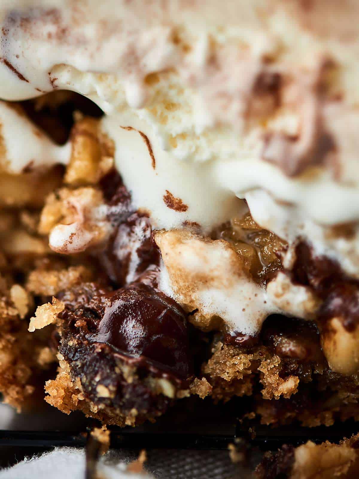 Deep Dish Walnut Chocolate Chip Cookies for Two - w/ Dark Chocolate