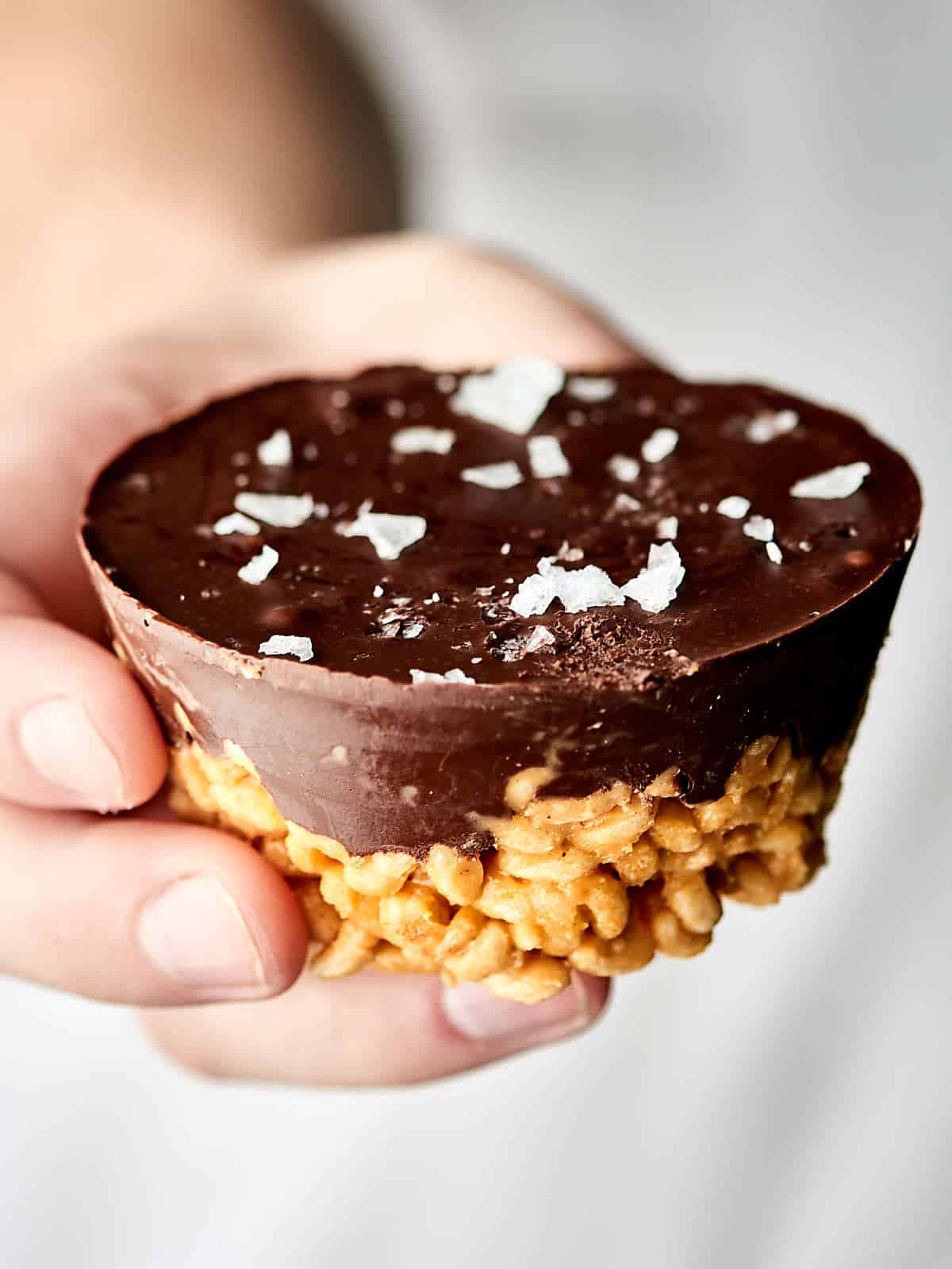 Vegan Scotcheroos Recipe - w/ Agave, Brown Rice Crispies, Dark Choco