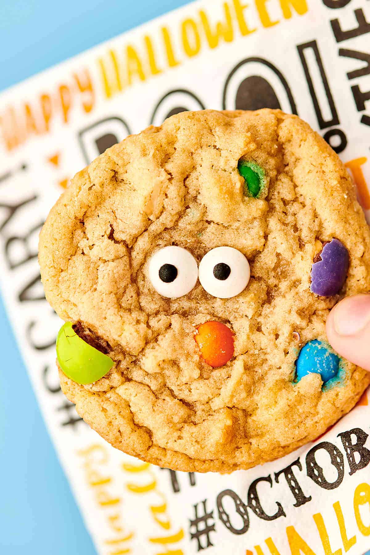 Halloween Monster Eye Cookies Recipe - w/ Candy Eyeballs!