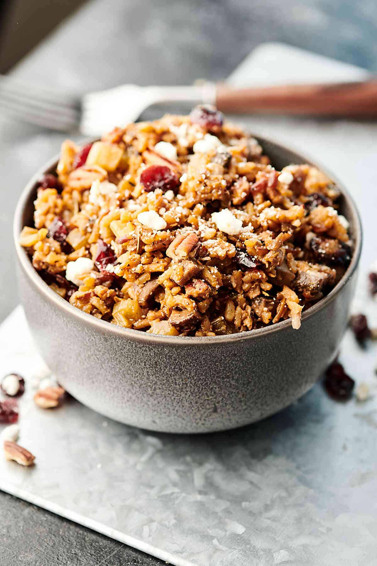 Instant Pot Wild Rice Stuffing Recipe - Show Me the Yummy