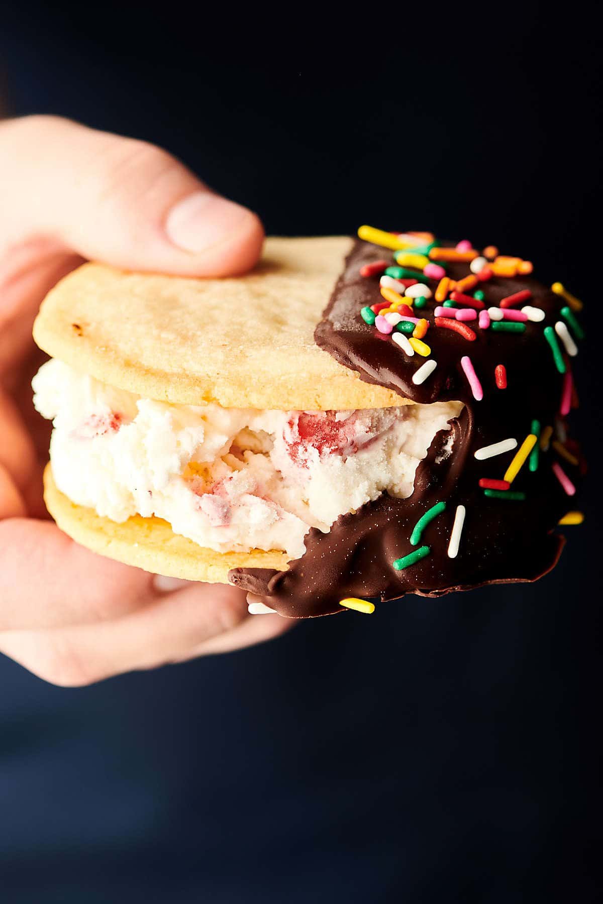 Easy Ice Cream Cookie Sandwich Recipe - Four ways!