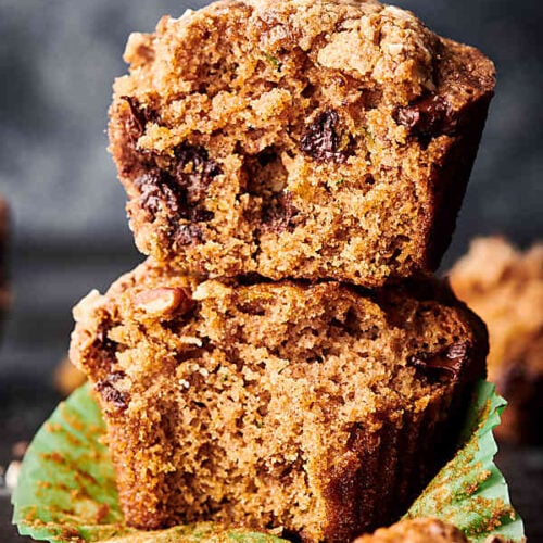 Chocolate Chip Muffins - Jumbo Bakery Style Muffins