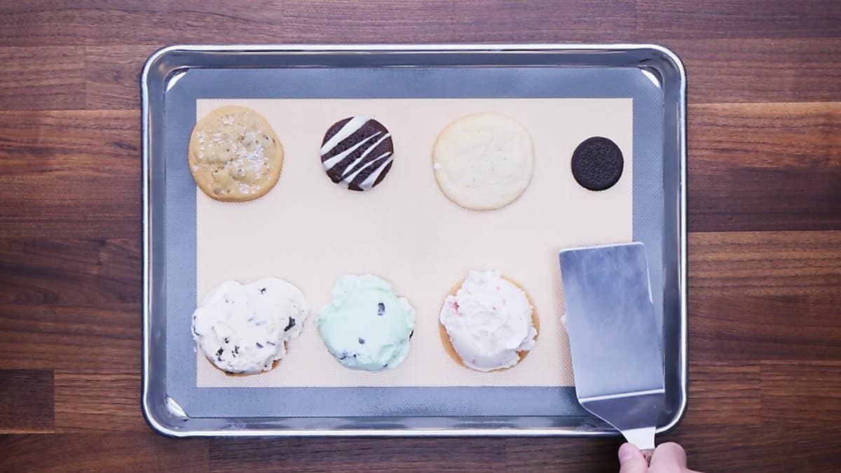 Easy Ice Cream Cookie Sandwich Recipe - Four ways!