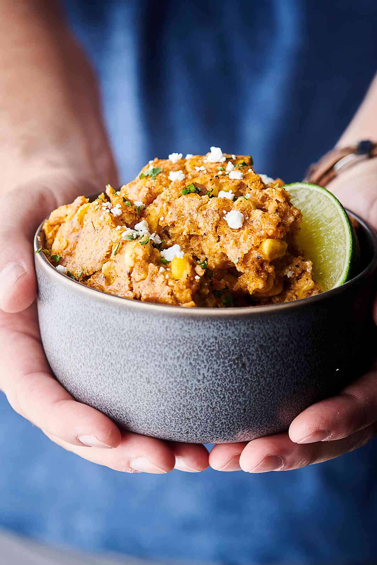 Mexican Street Corn Spoon Bread - Elote Corn Casserole!