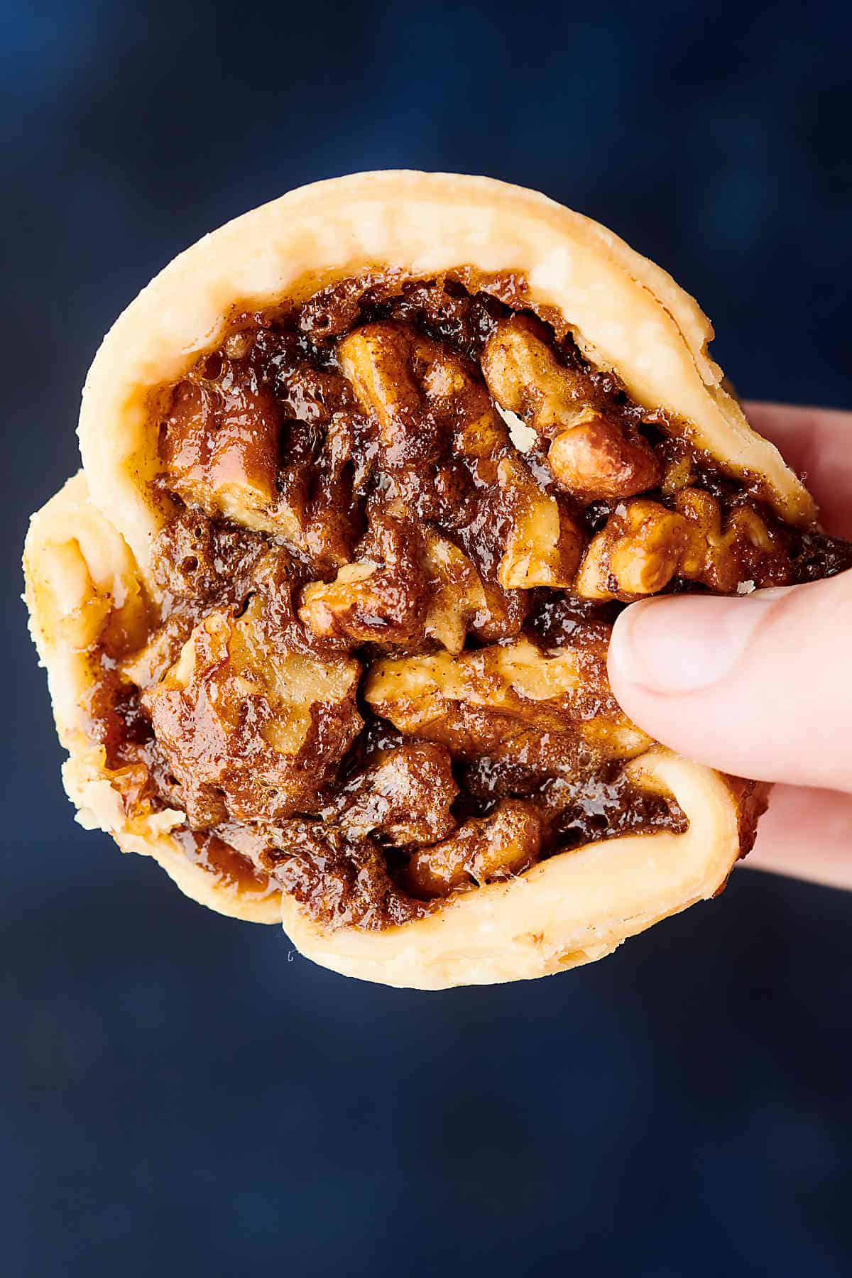 Mini Pecan Pies - with Store-Bought Pie Dough - Made in a Muffin Tin!
