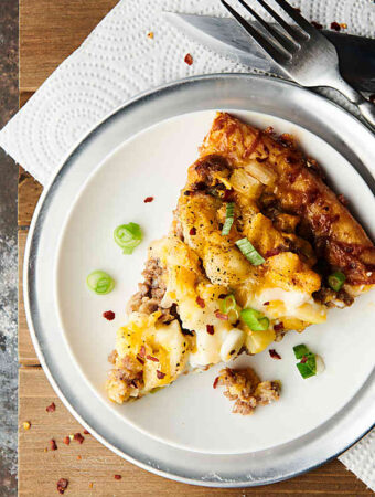 Breakfast Pizza - Egg, Sausage, & Cheese Pizza Recipe