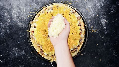 Maple Sausage Breakfast Pizza - Show Me the Yummy