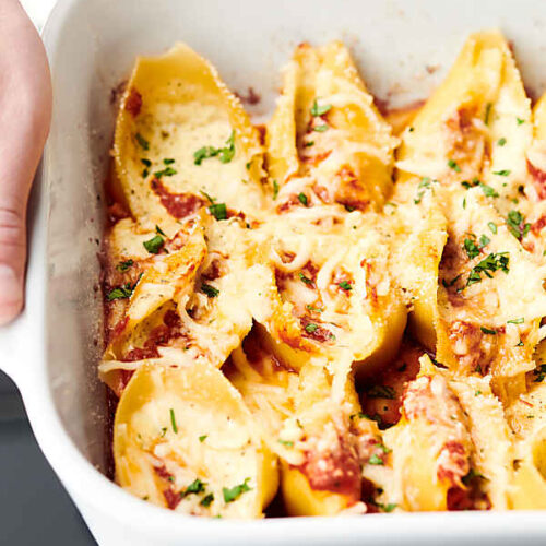 Cheesy Stuffed Peppers Recipe - w/ Beef, Rice, & Cheese