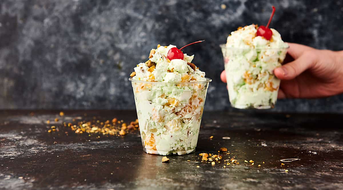 Ambrosia - with Pistachio Pudding Mix - 10-Minute Side or Dessert!