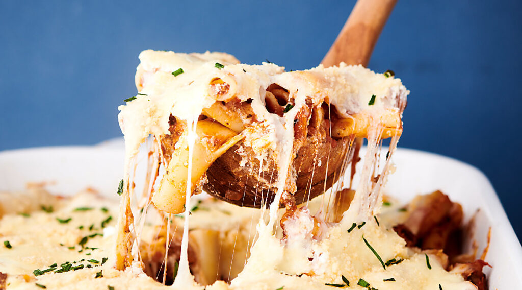 Baked Ziti - w/ Homemade Bolognese - 25 Minute Prep!