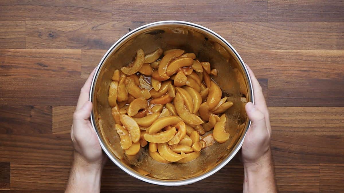 Peach Cobbler - with Frozen Peaches for Easy Prep!