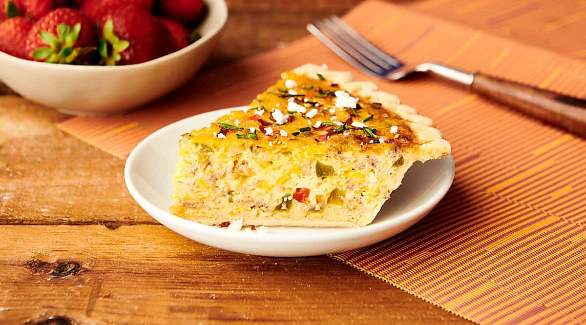 Quiche Recipe - with Frozen Pie Crust - 10-Minute Prep!