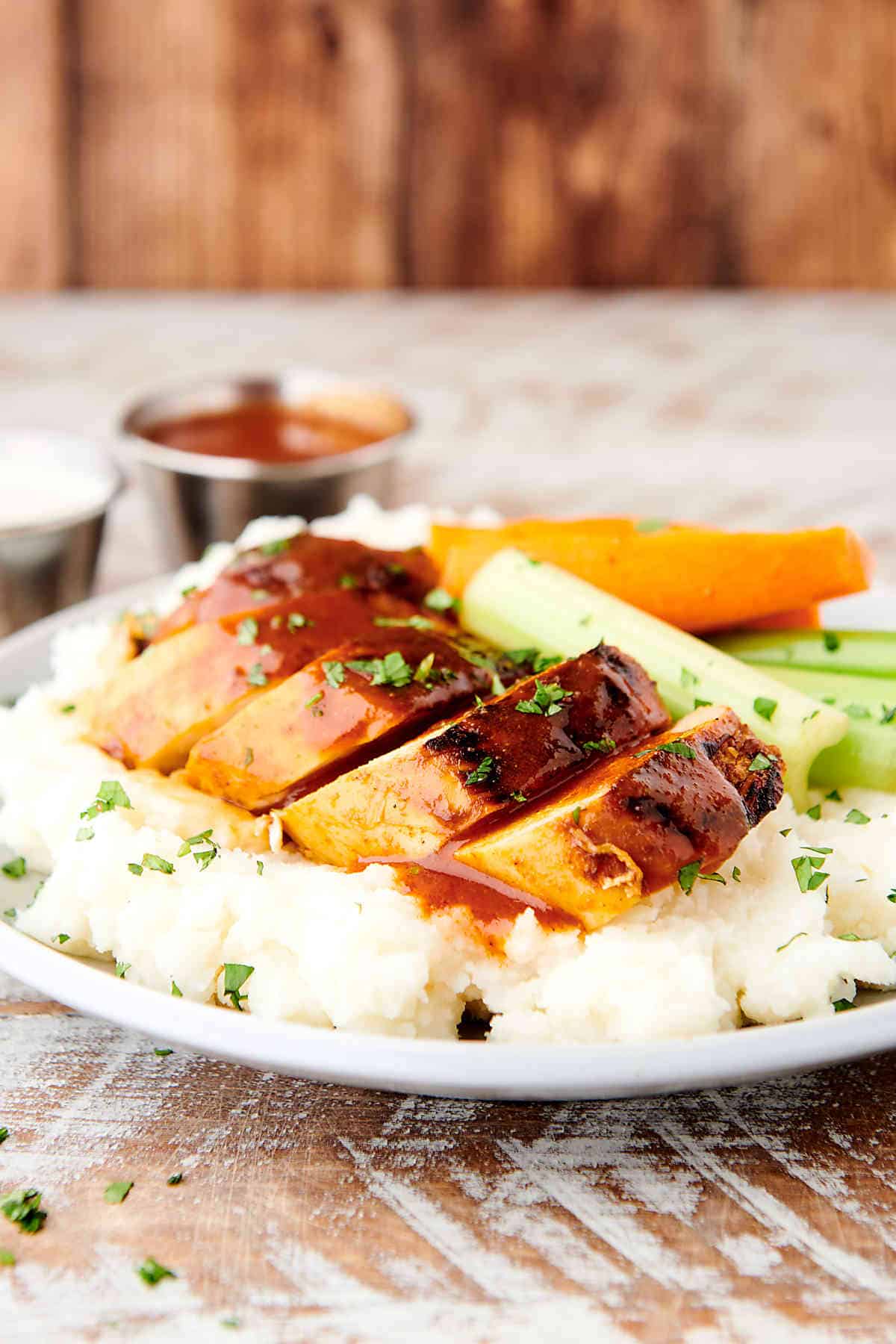 Buffalo Chicken - Baked Chicken in a Homemade Buffalo Sauce