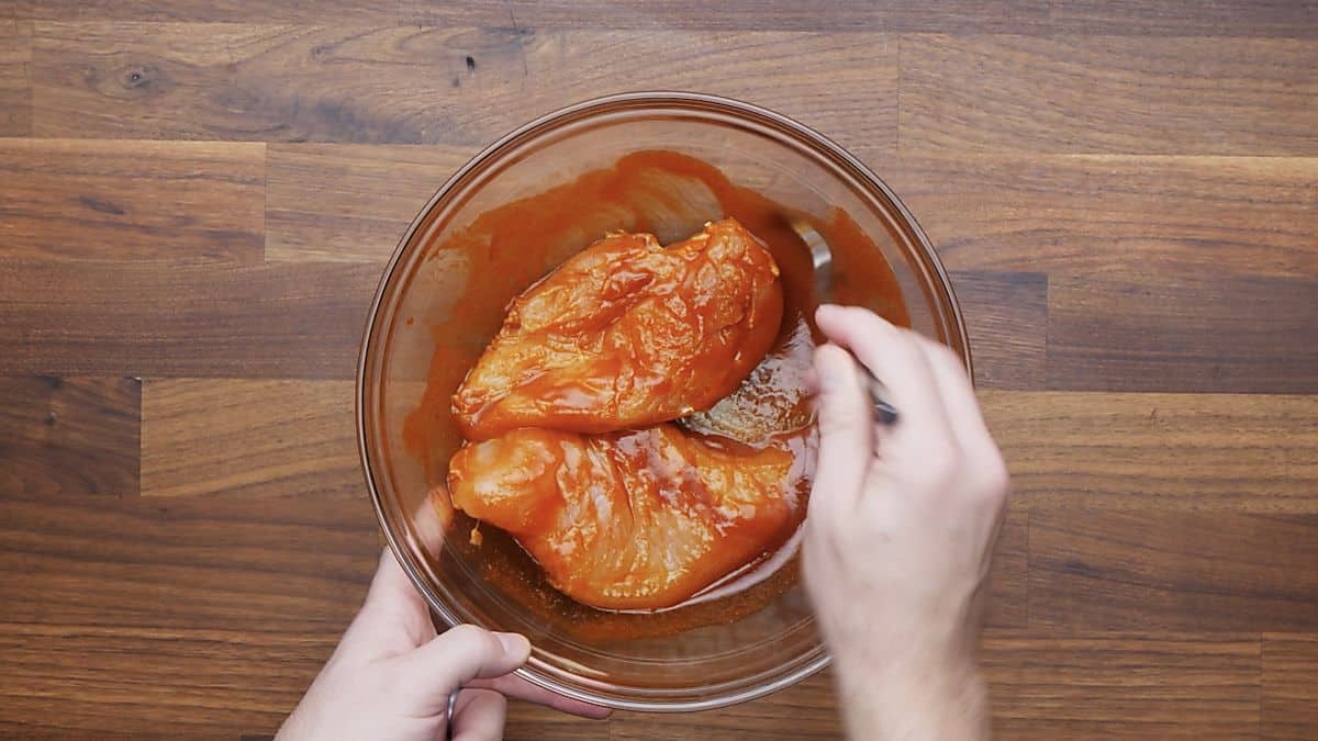 Buffalo Chicken - Baked Chicken in a Homemade Buffalo Sauce