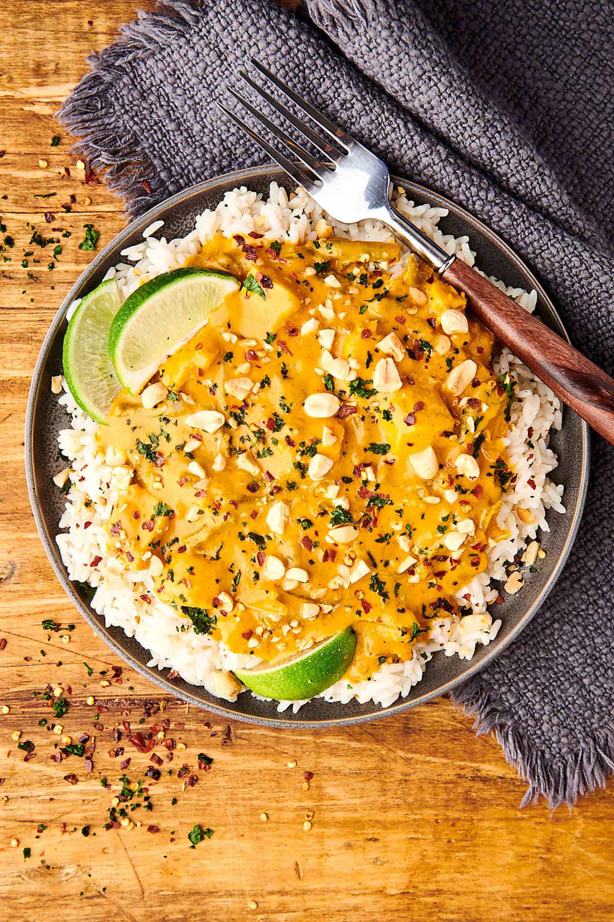 Red Curry - with Chicken and Veggies - Ready in 40 Minutes!