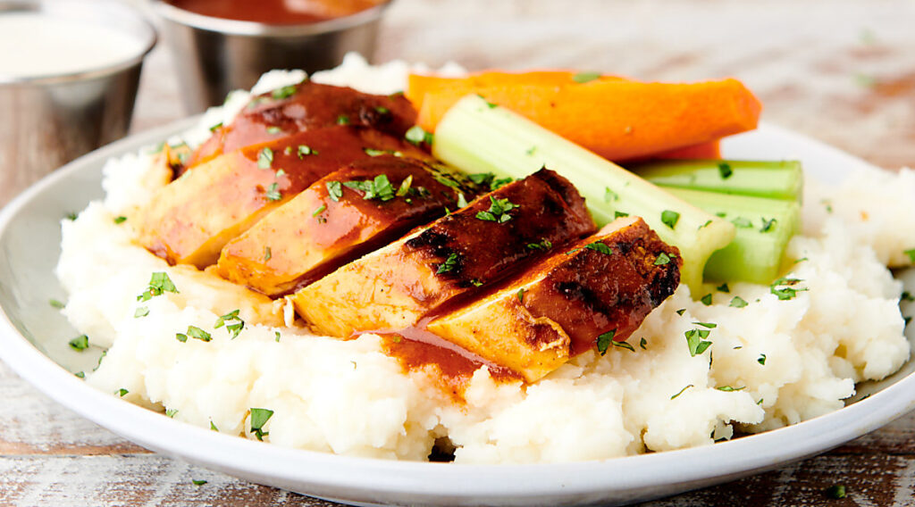 Buffalo Chicken - Baked Chicken in a Homemade Buffalo Sauce