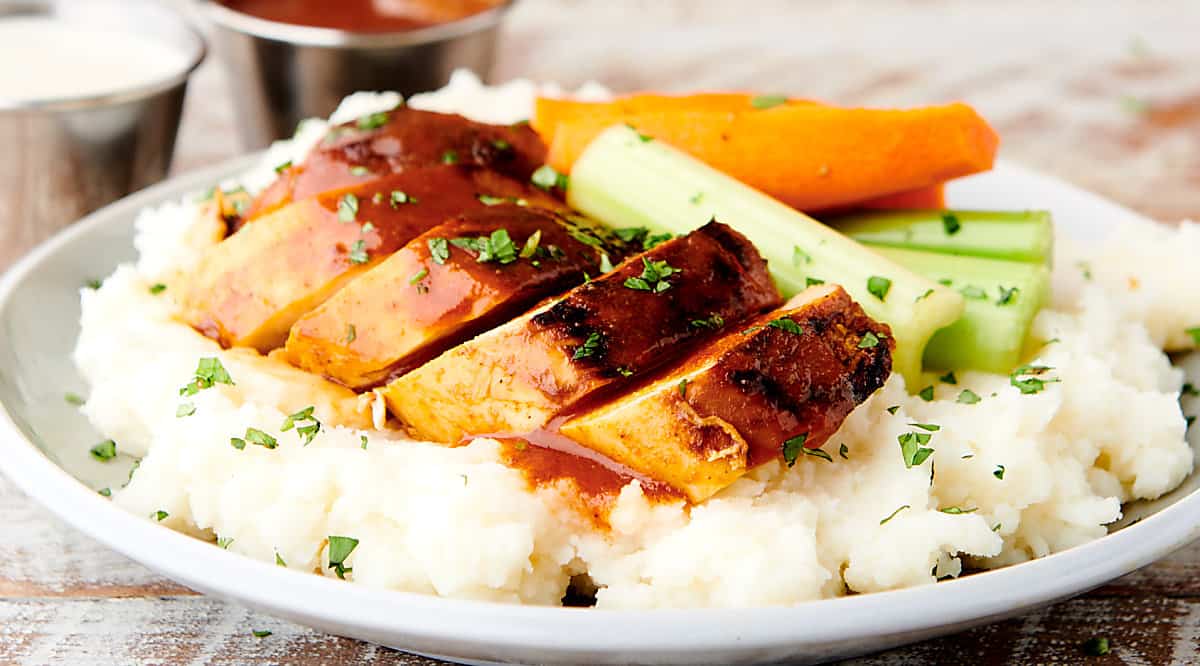 Buffalo Chicken - Baked Chicken in a Homemade Buffalo Sauce