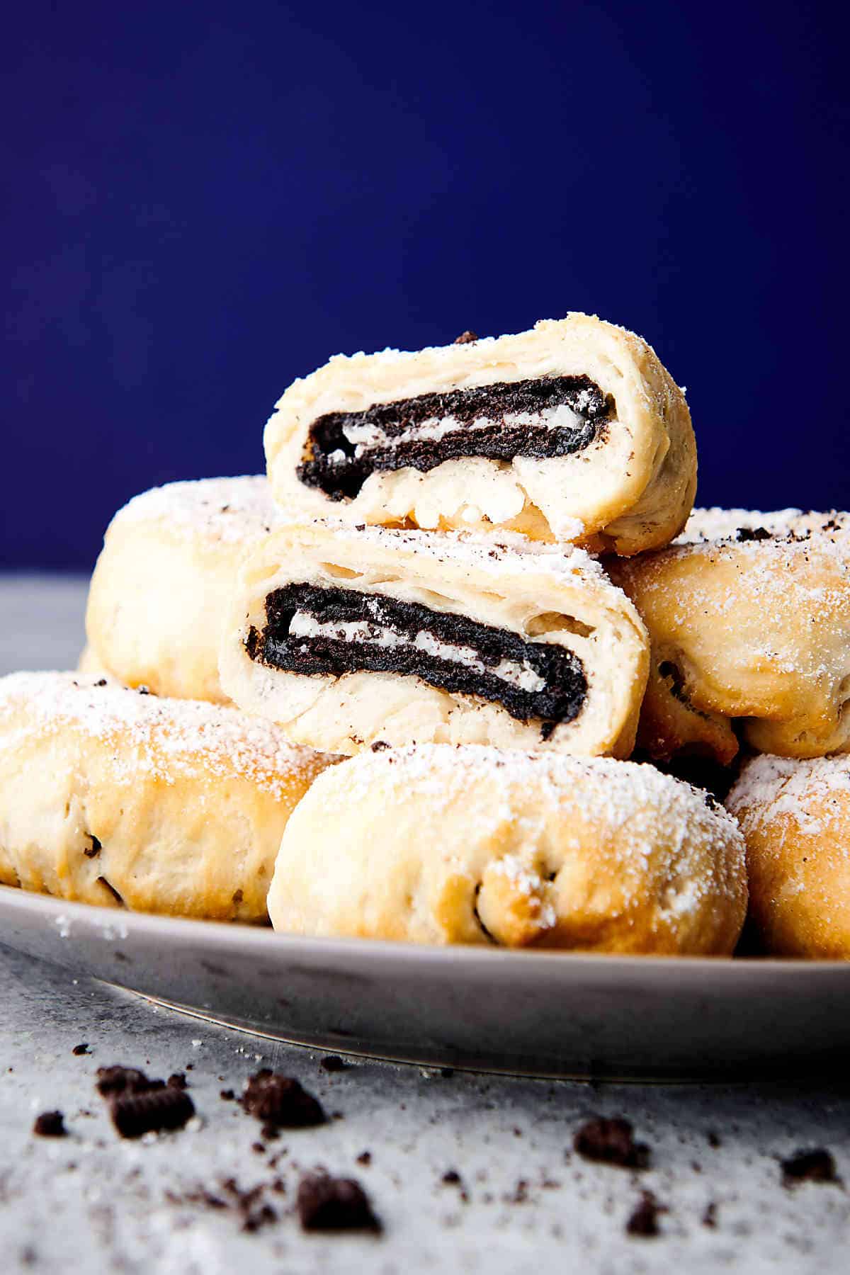 Air Fryer Oreos - w/ Hot Fudge and Caramel for Dipping!