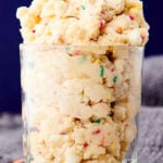 Funfetti Edible Cookie Dough Recipe - Can Be Eaten Raw! Gluten Free.