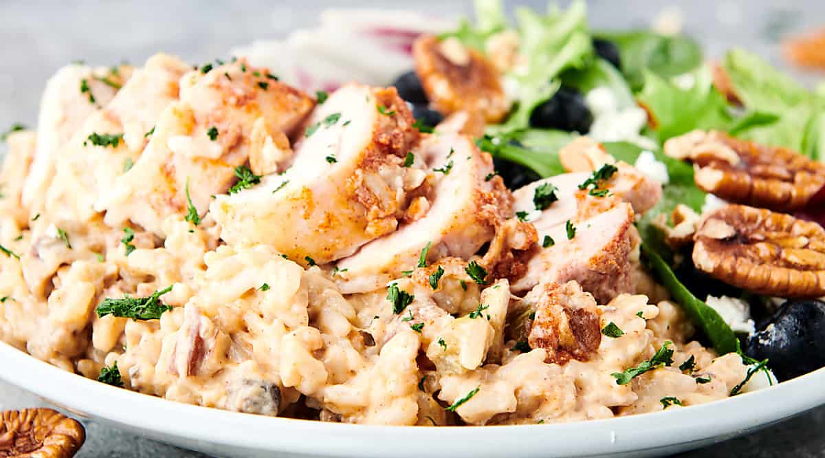 Chicken and Rice Recipe - One Dish Chicken and Rice Casserole