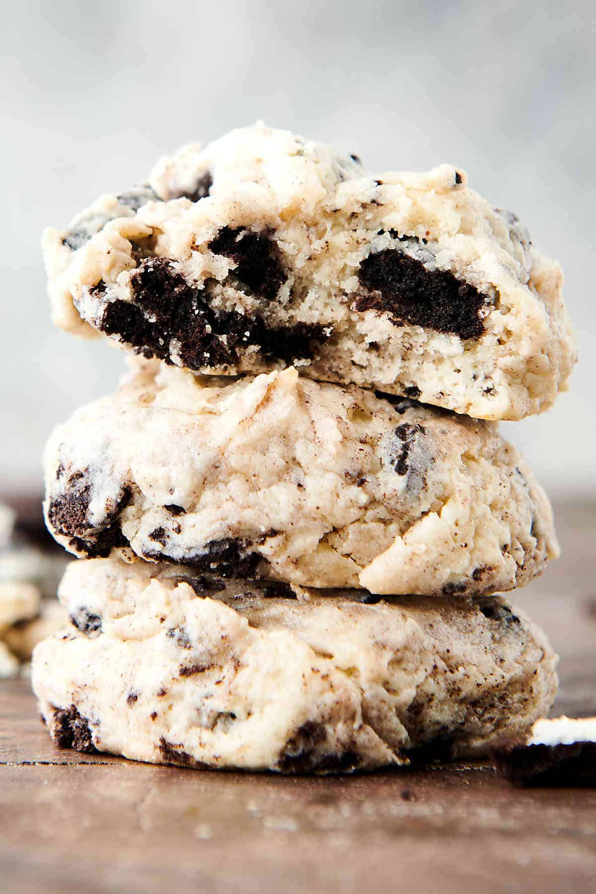 Oreo Cheesecake Cookies - with Cheesecake Pudding Mix!