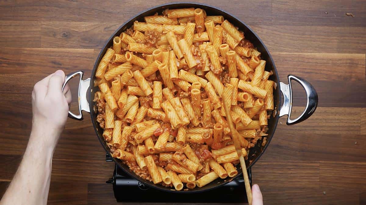 Rigatoni - Baked Pasta with Three Types of Cheese! Kid Approved!