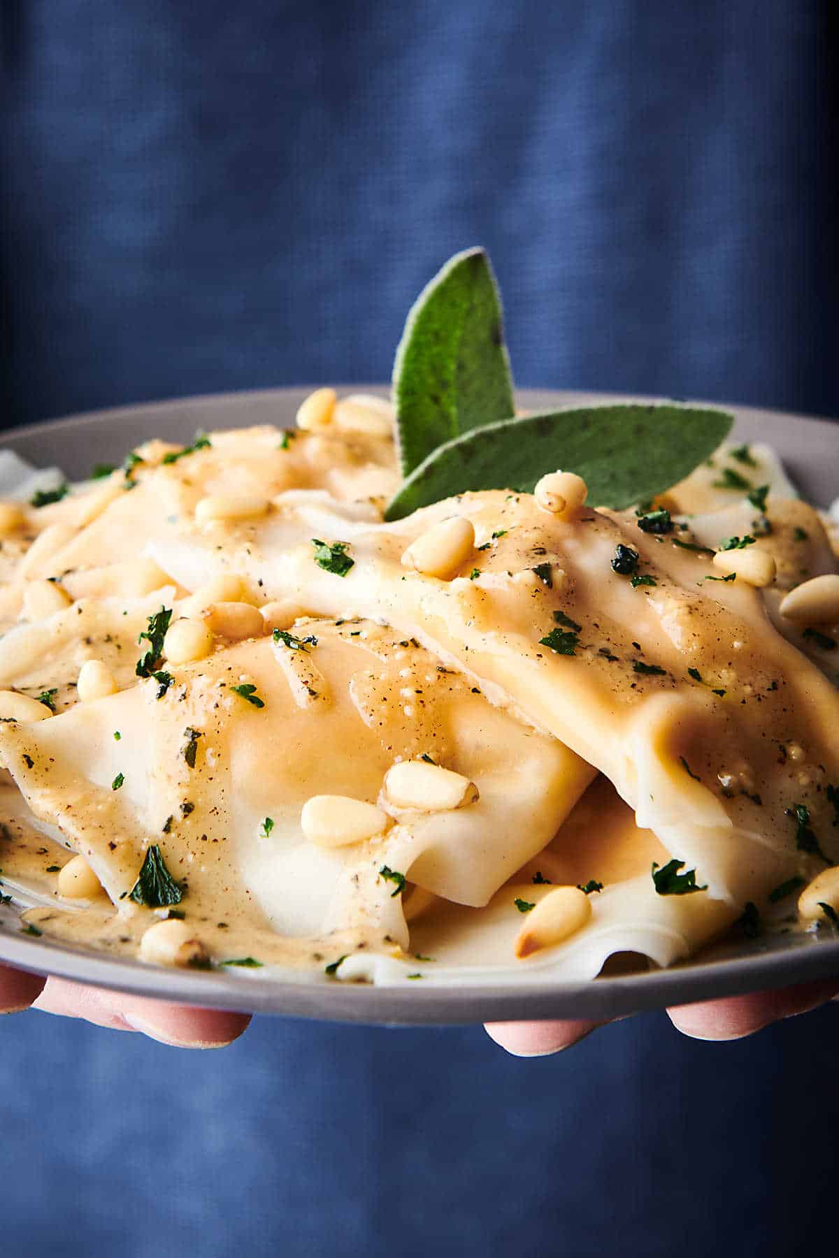 Butternut Squash Ravioli - with Wonton Wrappers and Brown Butter Sauce
