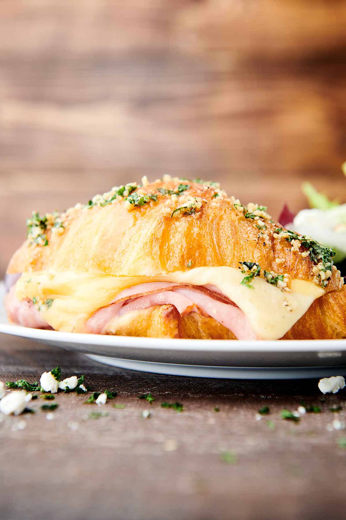 Ham and Cheese Croissant - with Havarti and Gouda Cheese!