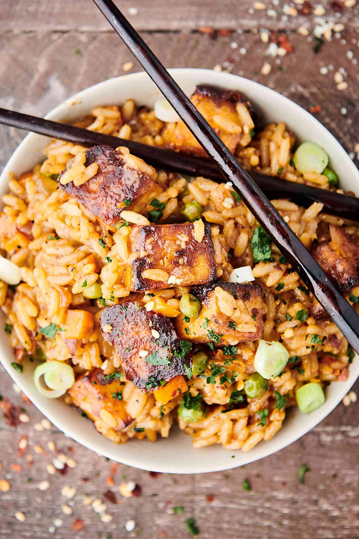 Tofu Fried Rice - 30-Minute Plant Based Dinner!