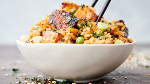 Tofu Fried Rice - 30-Minute Plant Based Dinner!