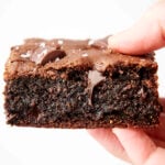 Easy One Bowl Brownies Recipe - 8 Ingredients and 10 Minutes!