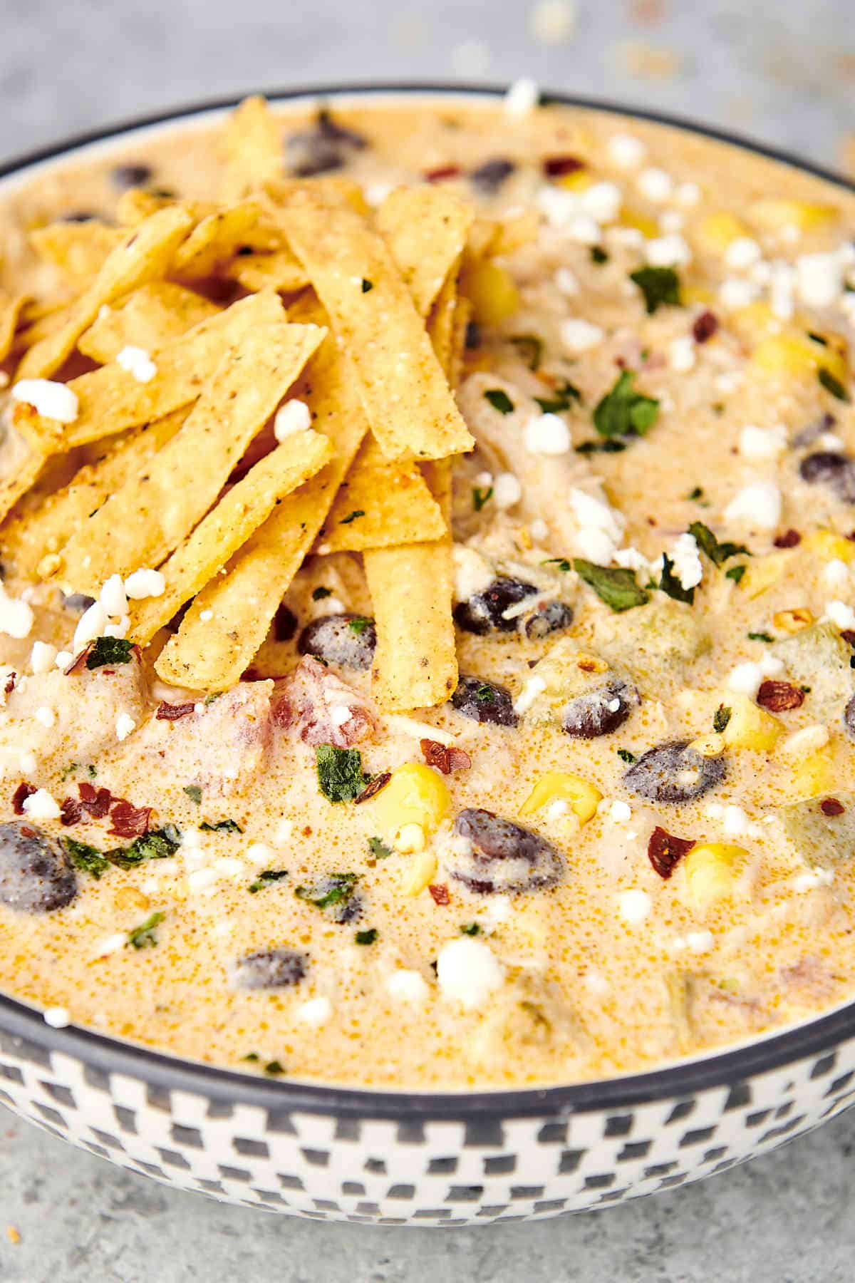 Instant Pot Chicken Chili - SO Creamy and Easy!