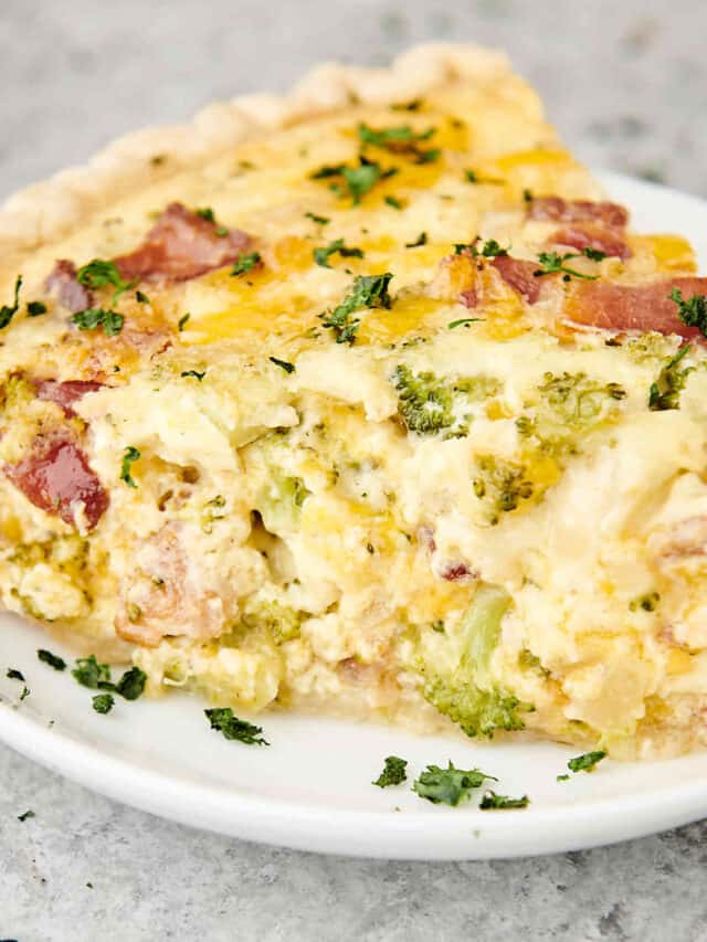 Quiche Recipe - with Frozen Pie Crust - 10-Minute Prep!