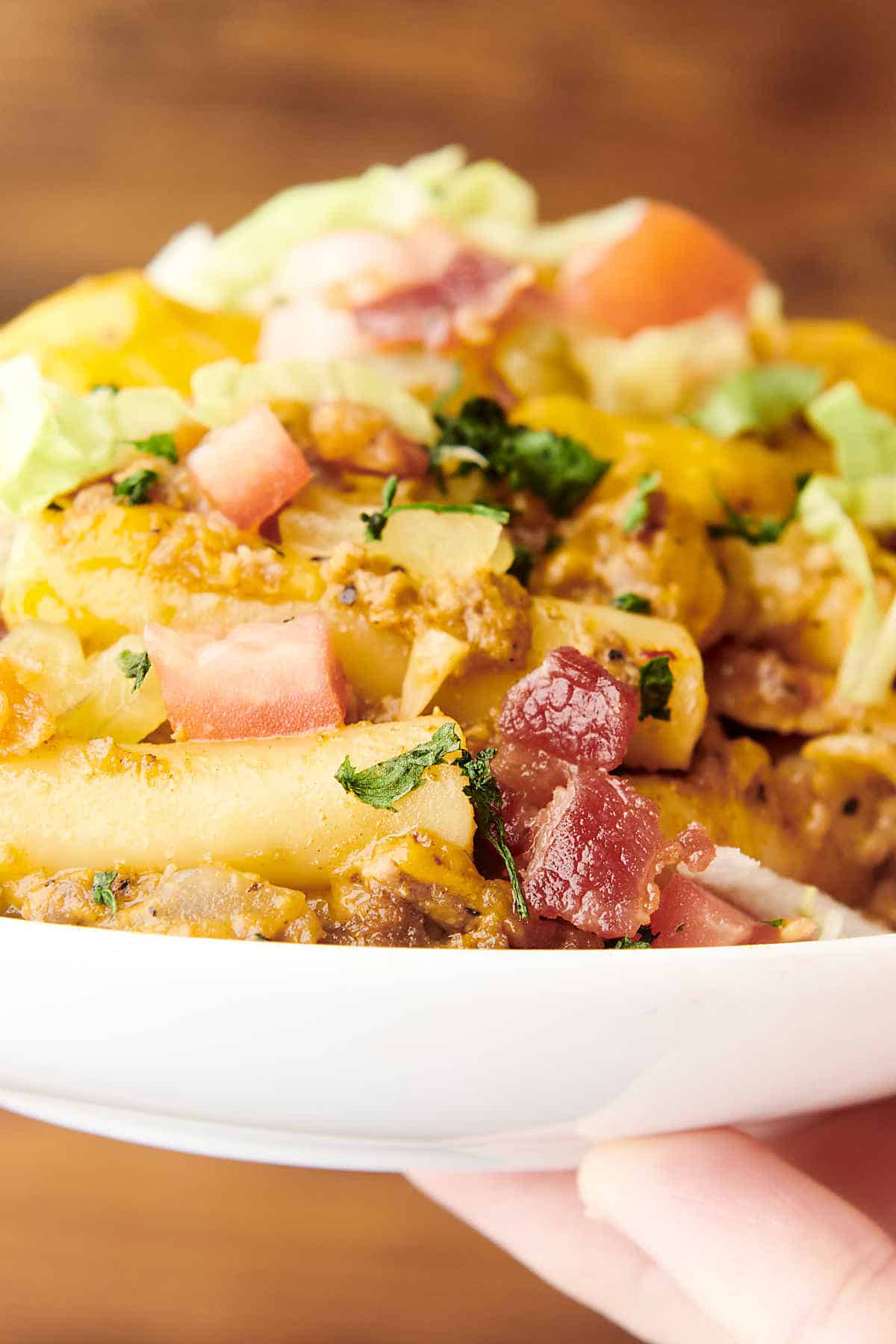 Baked Cheeseburger Casserole - with Pasta and Bacon!