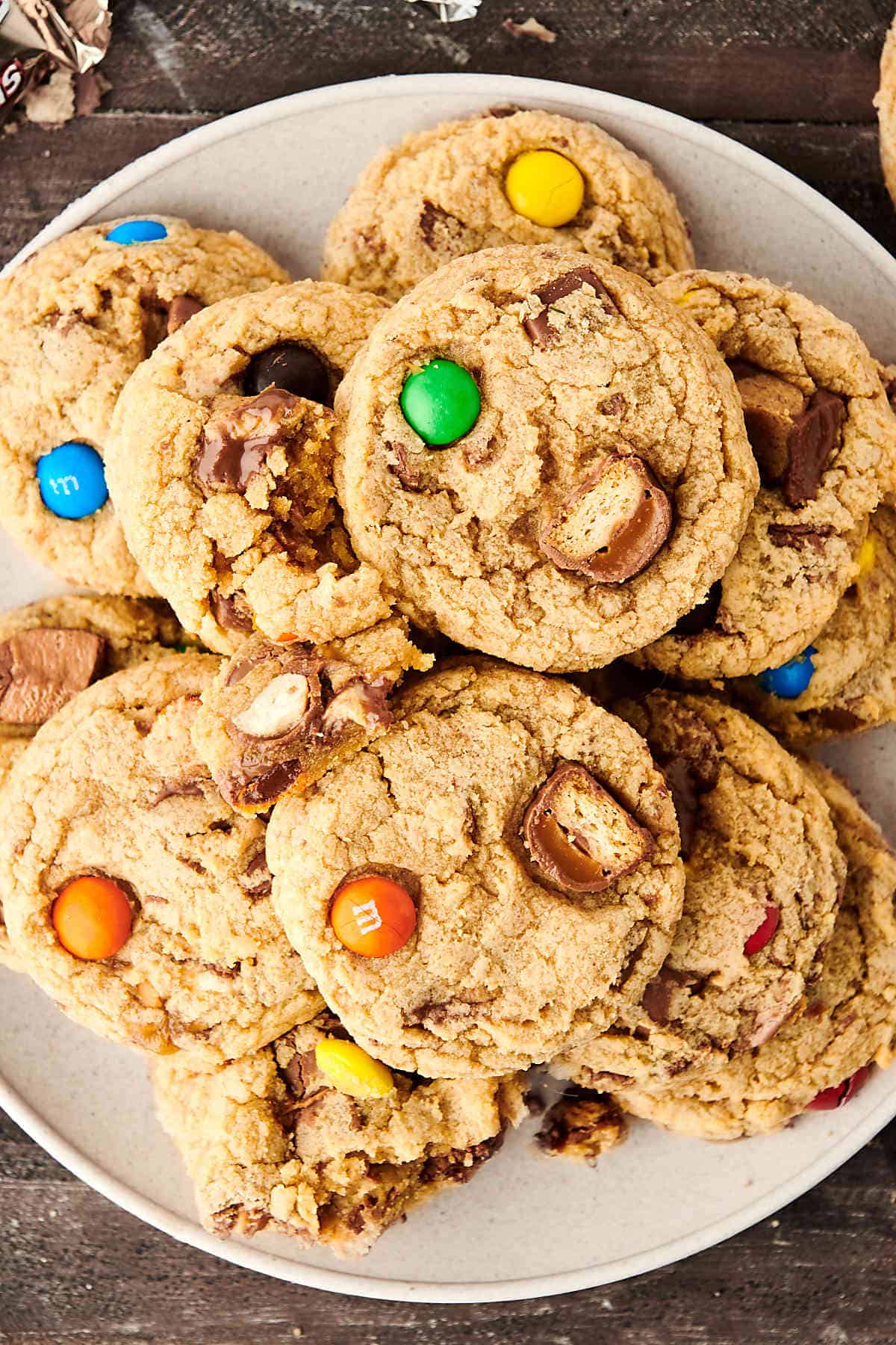 Candy Cookies - Using Leftover Candy Bars!