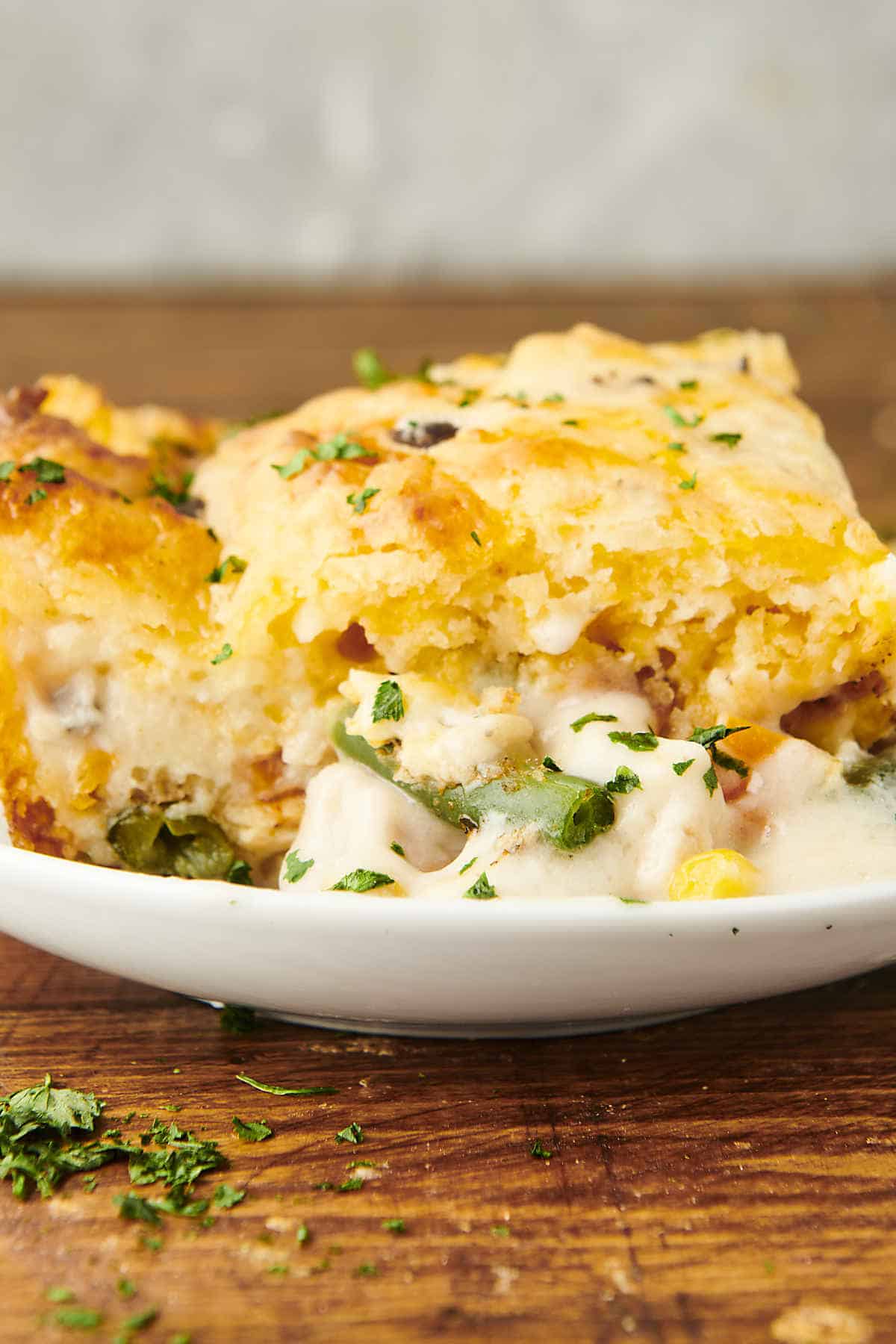 Chicken Cobbler - Easy Chicken and Vegetable Casserole